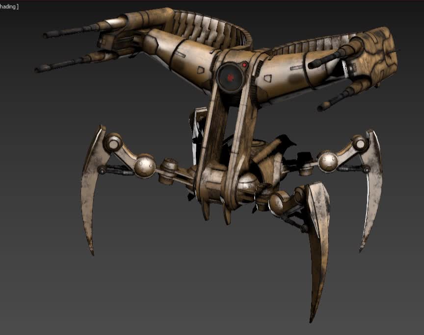 Scorpenek Annihilator Droid Walking Animation video - The Ultimate Star ...