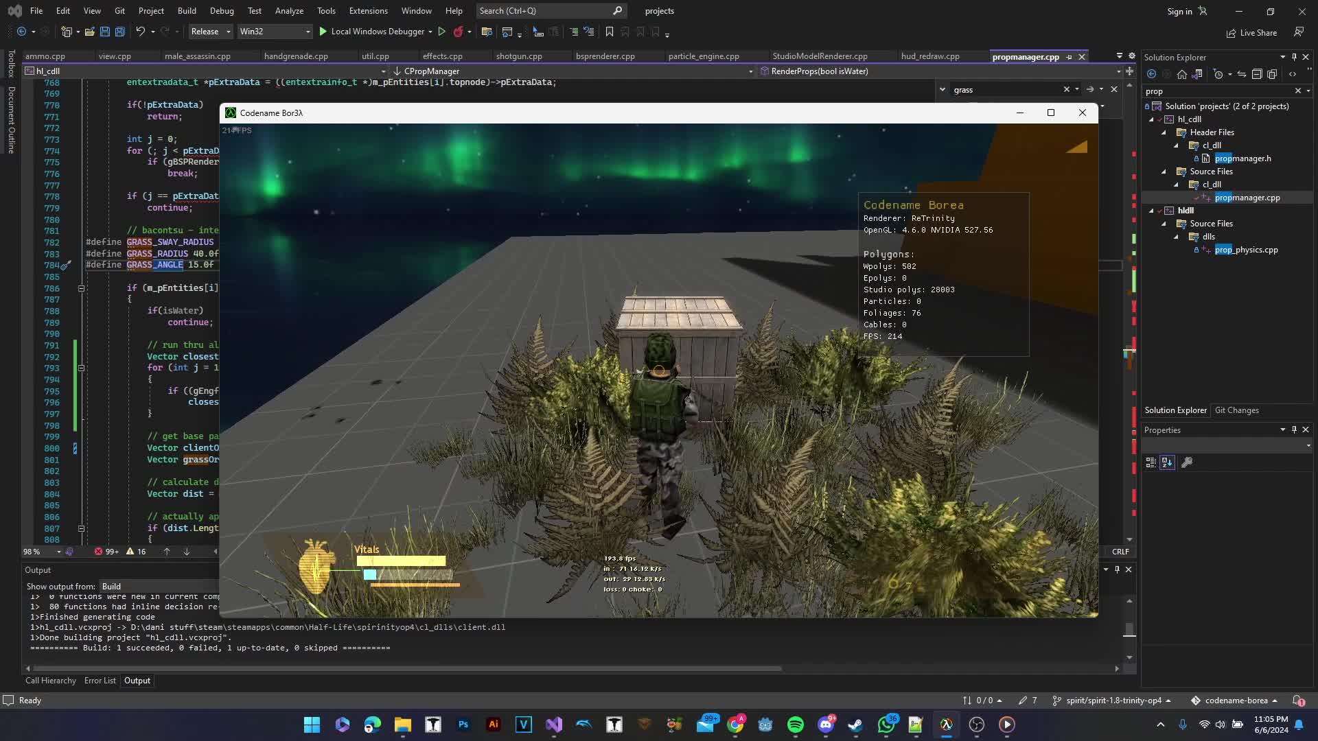 Improvised dynamic grass video - Codename Bor3λ mod for Half-Life - ModDB