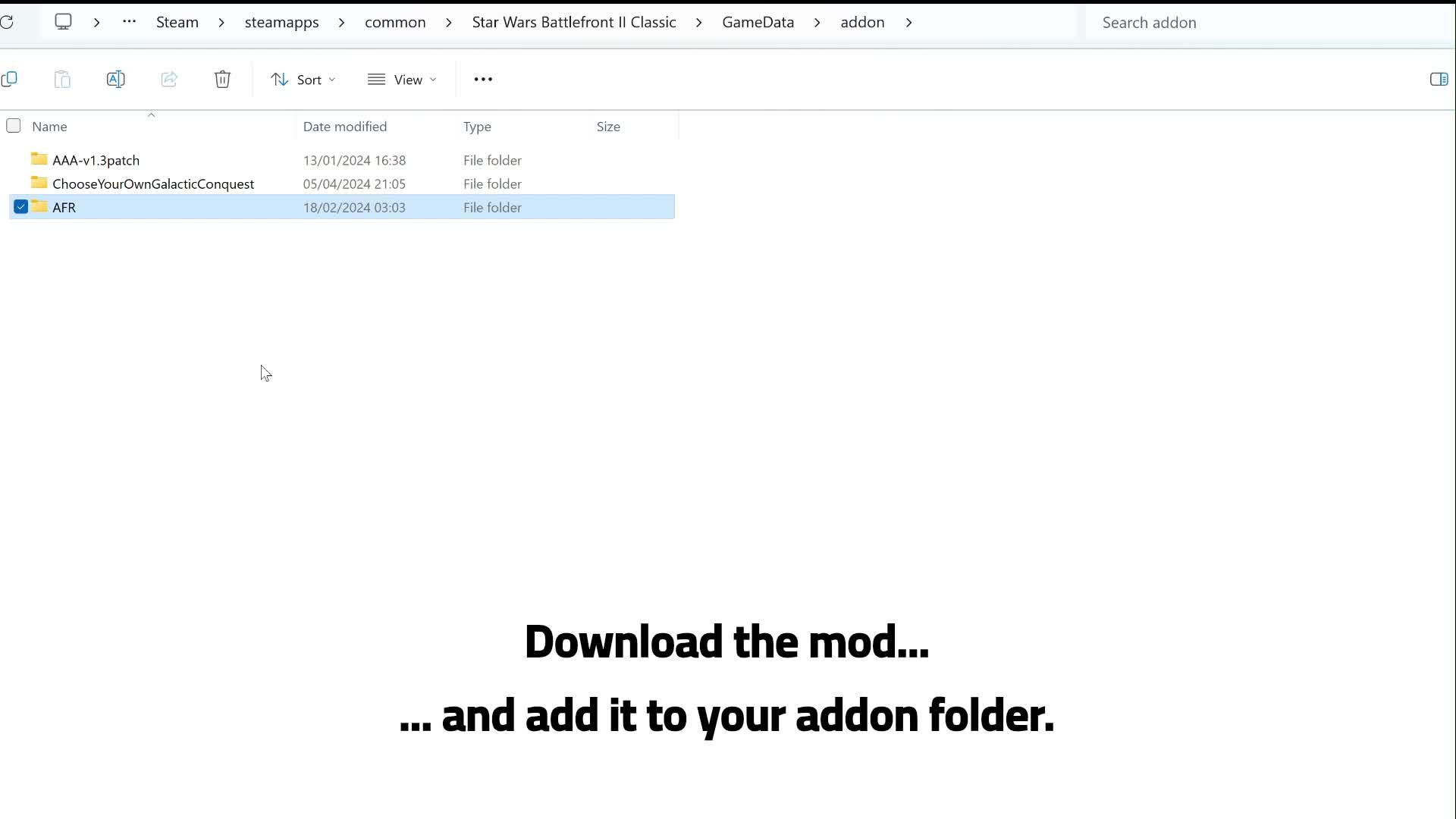 How to Install 'Choose Your Own' Galactic Conquest video - ModDB