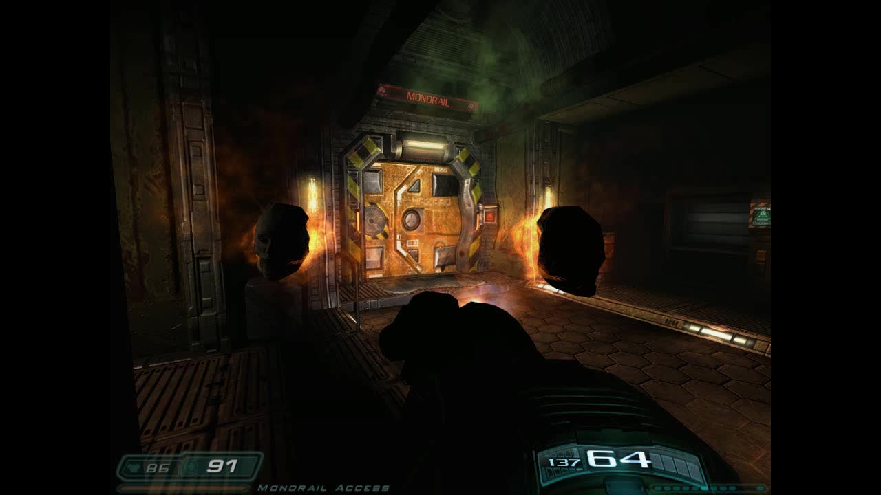 Lost Souls flames demonstration video - Doom-3-Bravo (v4.2) mod for ...