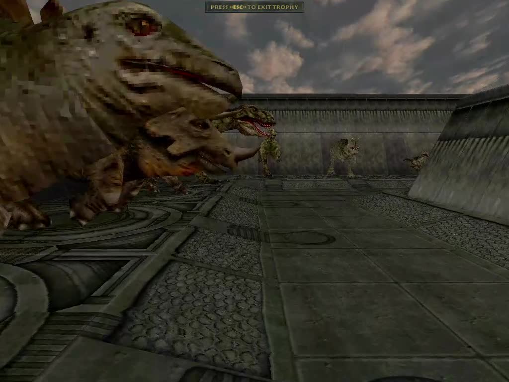 Weird bug with Brachio in trophies. video - Carnivores: Lost Islands ...