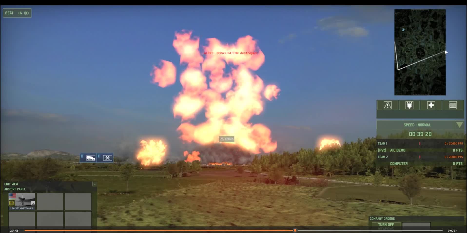 Minuteman III Nuke Strike video - Wargame: Asia in Conflict mod for Wargame: Red Dragon - ModDB