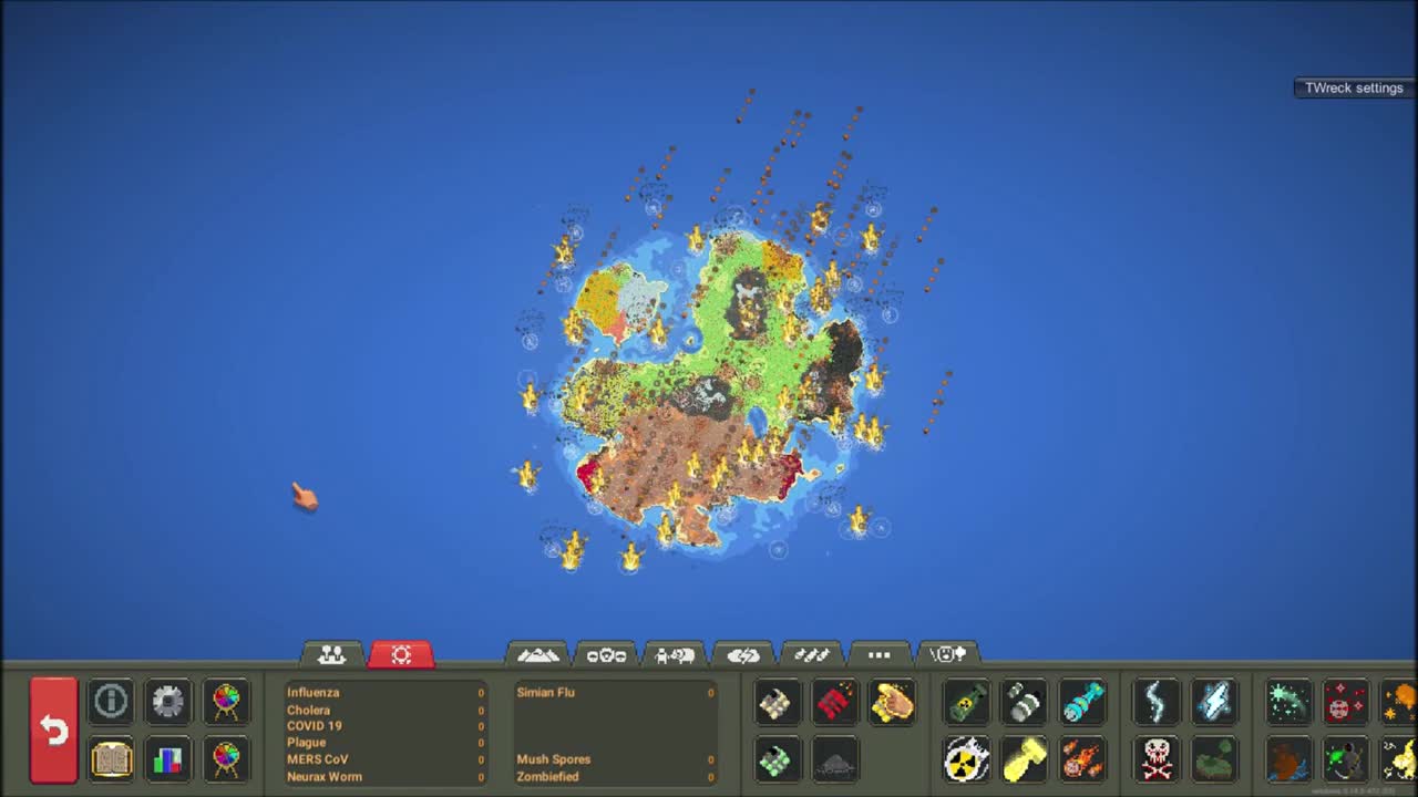 Better Meteorite Shower & God Bomb | WorldBox Mods video - ModDB