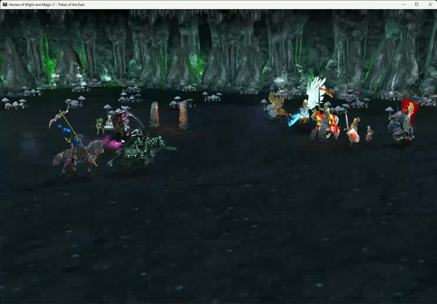 Flooded Caverns video - Heroes 5 Tactical Duel Map mod for Heroes of Might & Magic V - ModDB