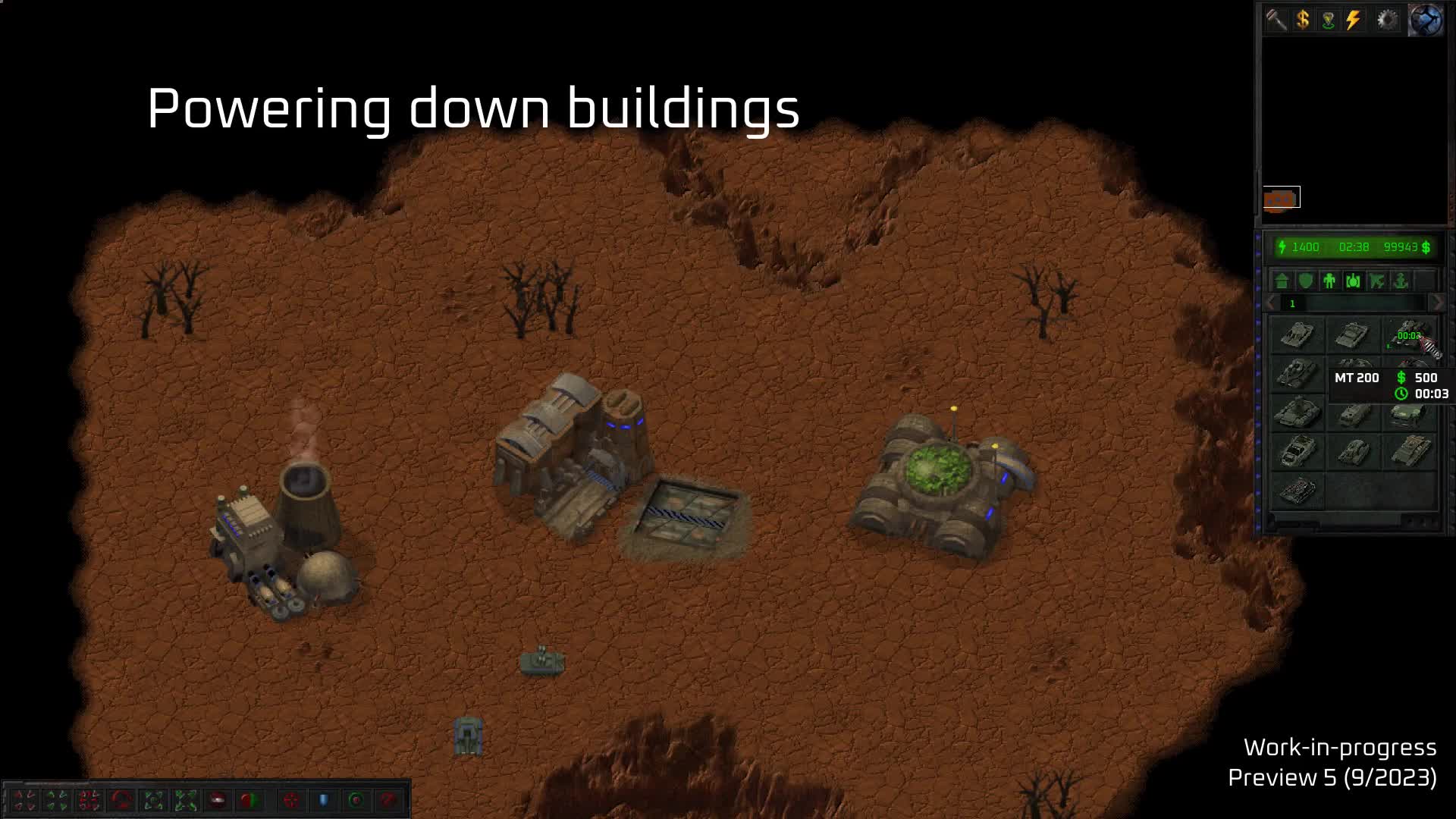 OpenE2140: Preview 5 (September 2023) video - ModDB