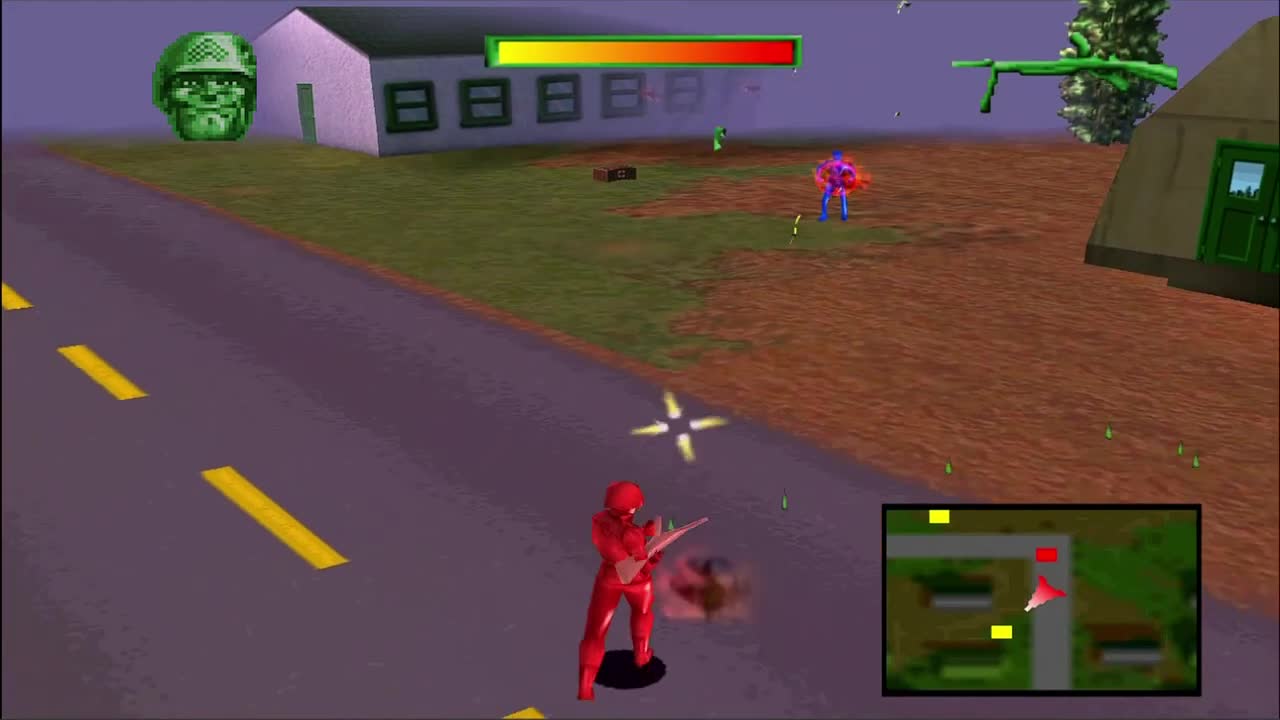 Army Men Sarge's Heroes Red vs Blue Mod test video - ModDB