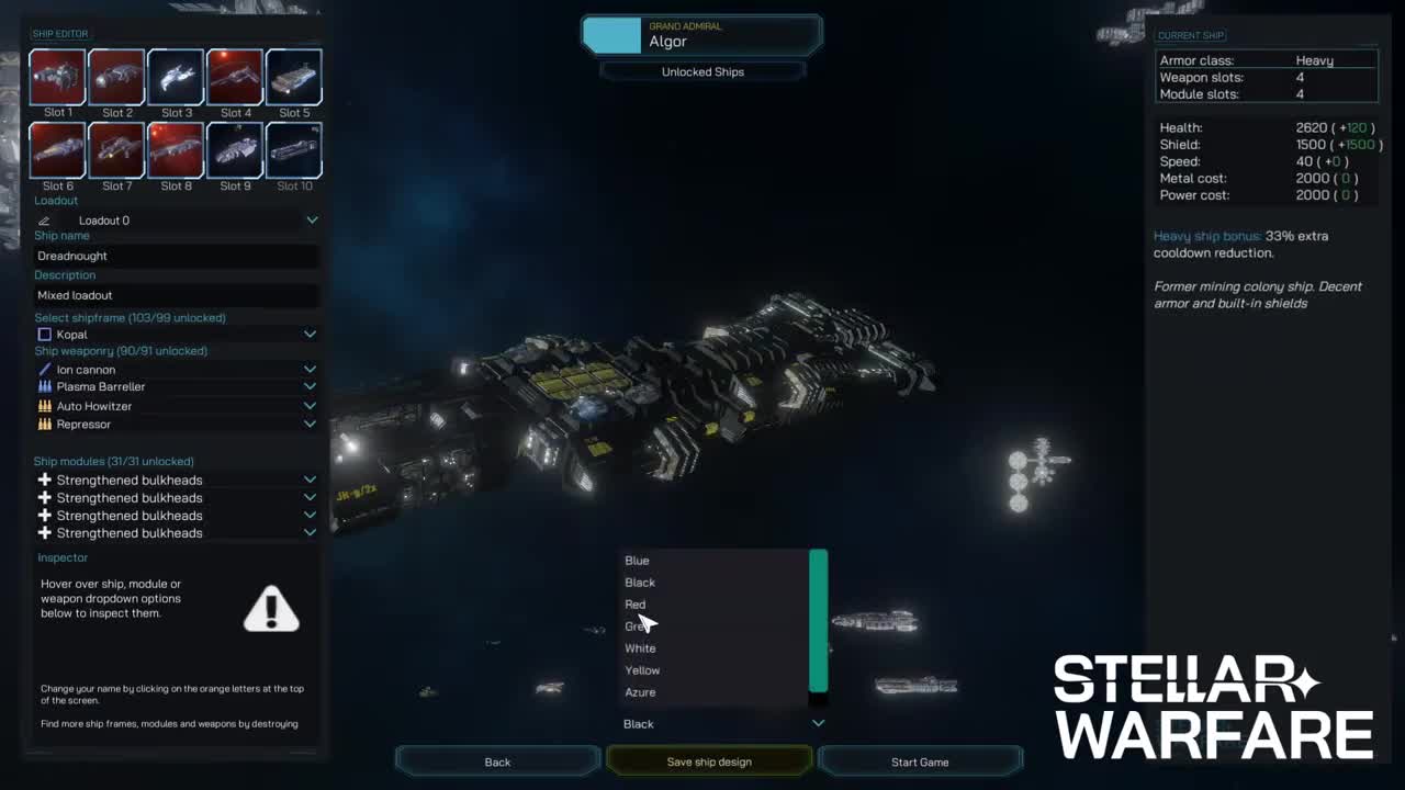 Ship Frames Unleashed for Stellar Warfare mod trailer video - ModDB