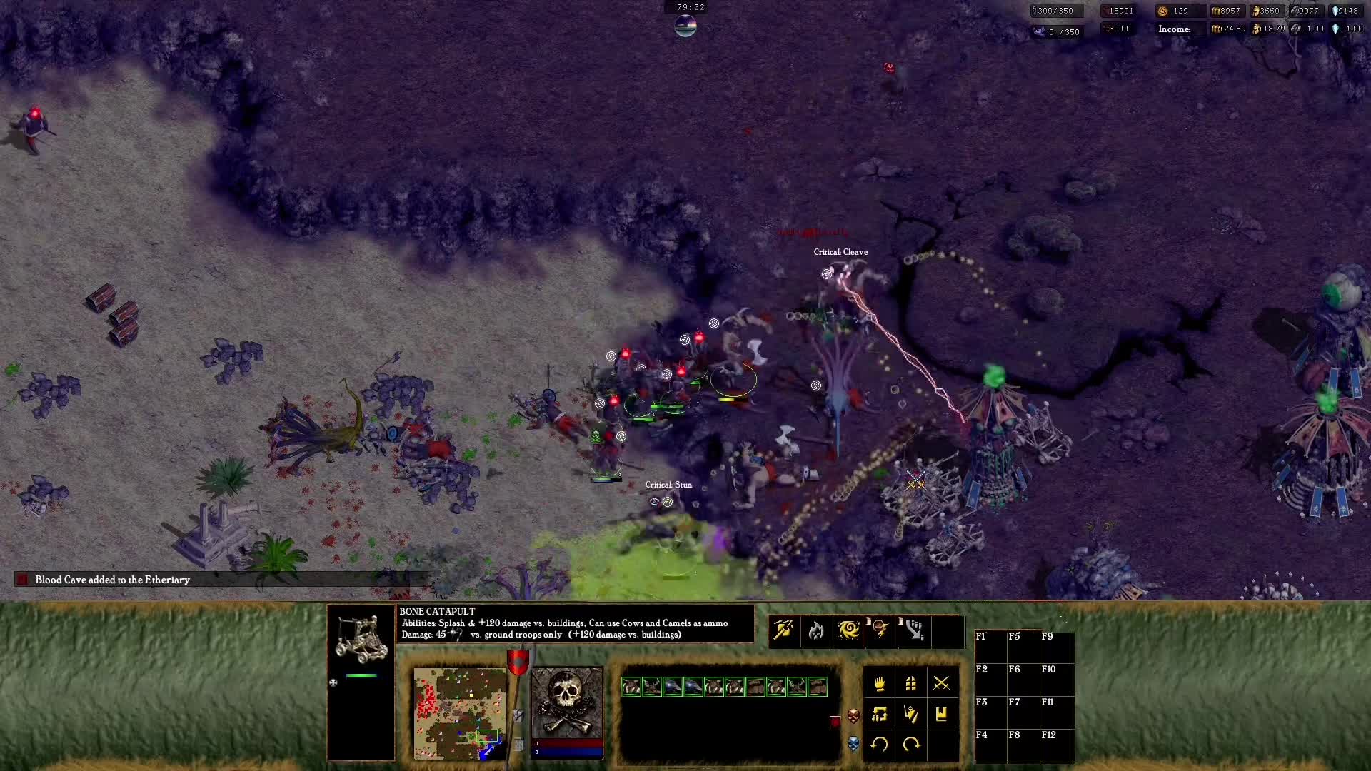 Minotaurs siege Plague base video - Warlords Battlecry III: United ...