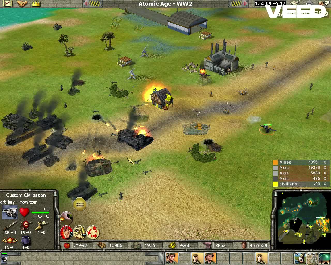 Germans attack British position empire earth WW2 DB Mod video - ModDB