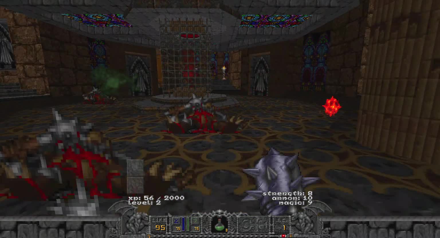 Winnowing Hall - 3 Classes video - XRPG - A hexen RPG mod for Hexen - ModDB