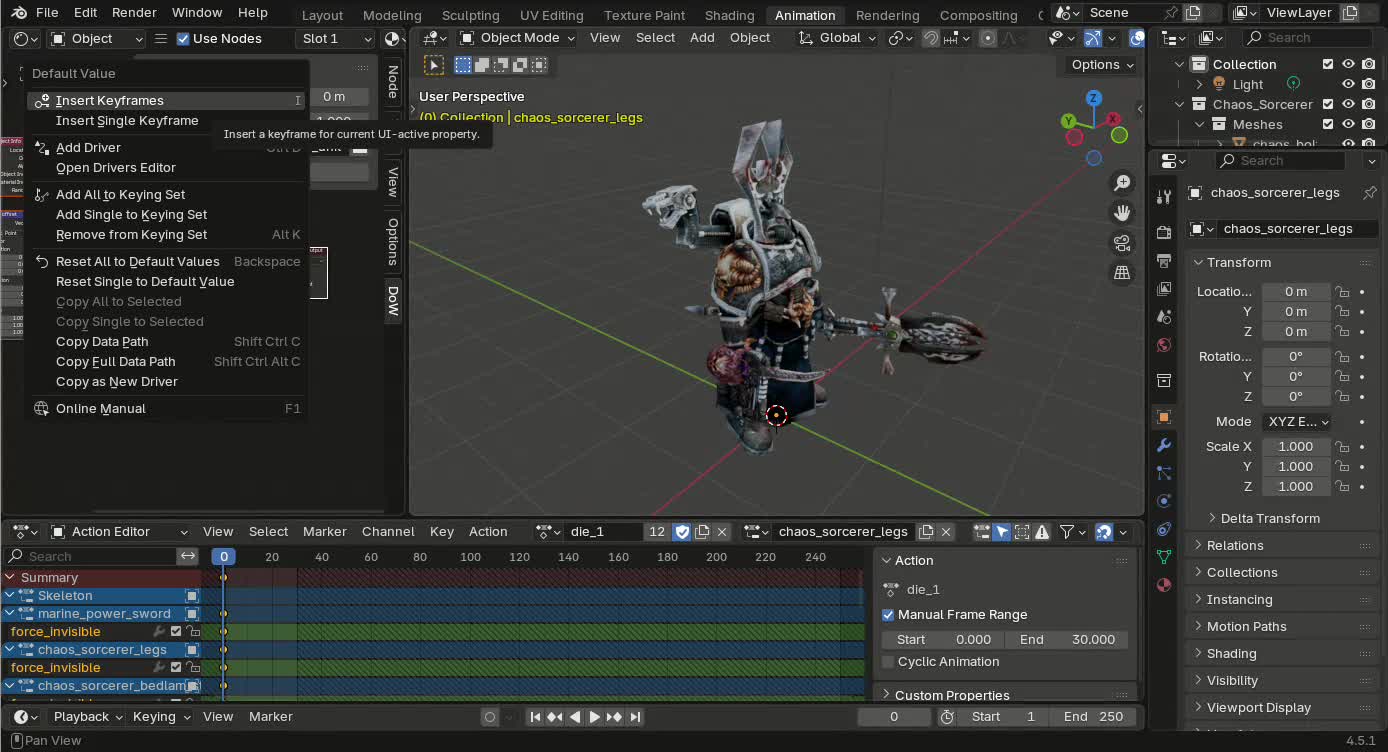 Animating a Material video - Blender Dawn of War Addon mod for Dawn of ...