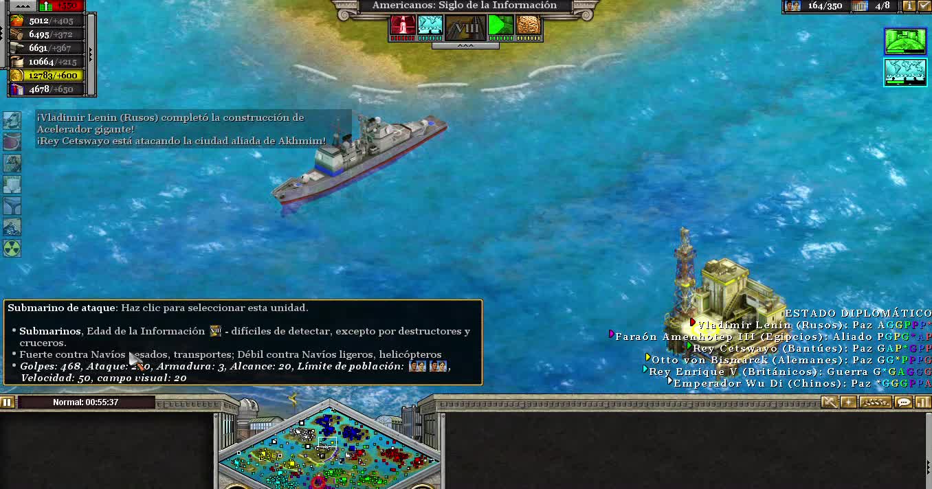 Work in progress - trabajo en progreso video - RON Modern Wars for Rise of Nations: Thrones and ...