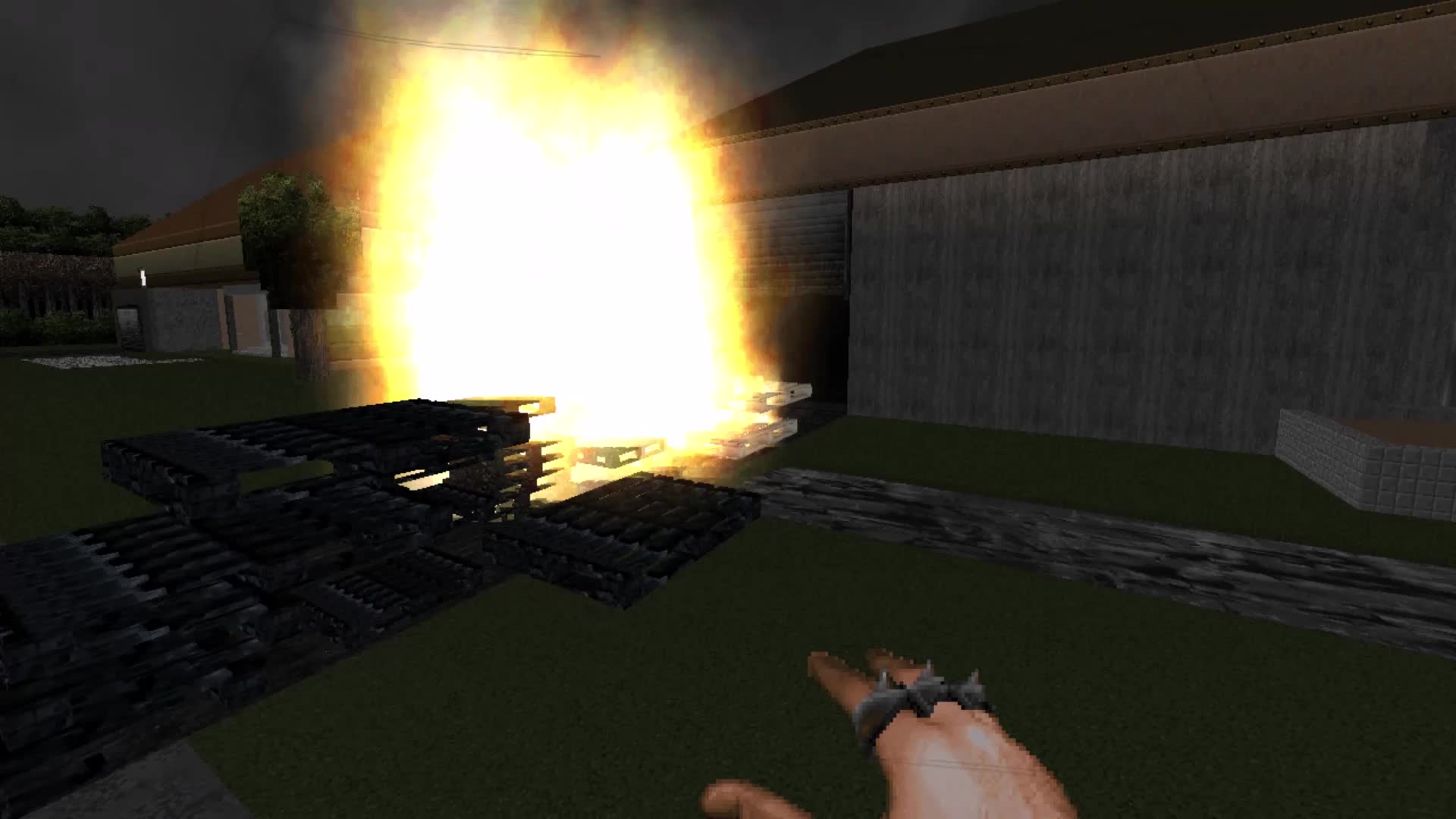 Realistic fire physics (testing) video - Super Skulltag mod for Doom II ...
