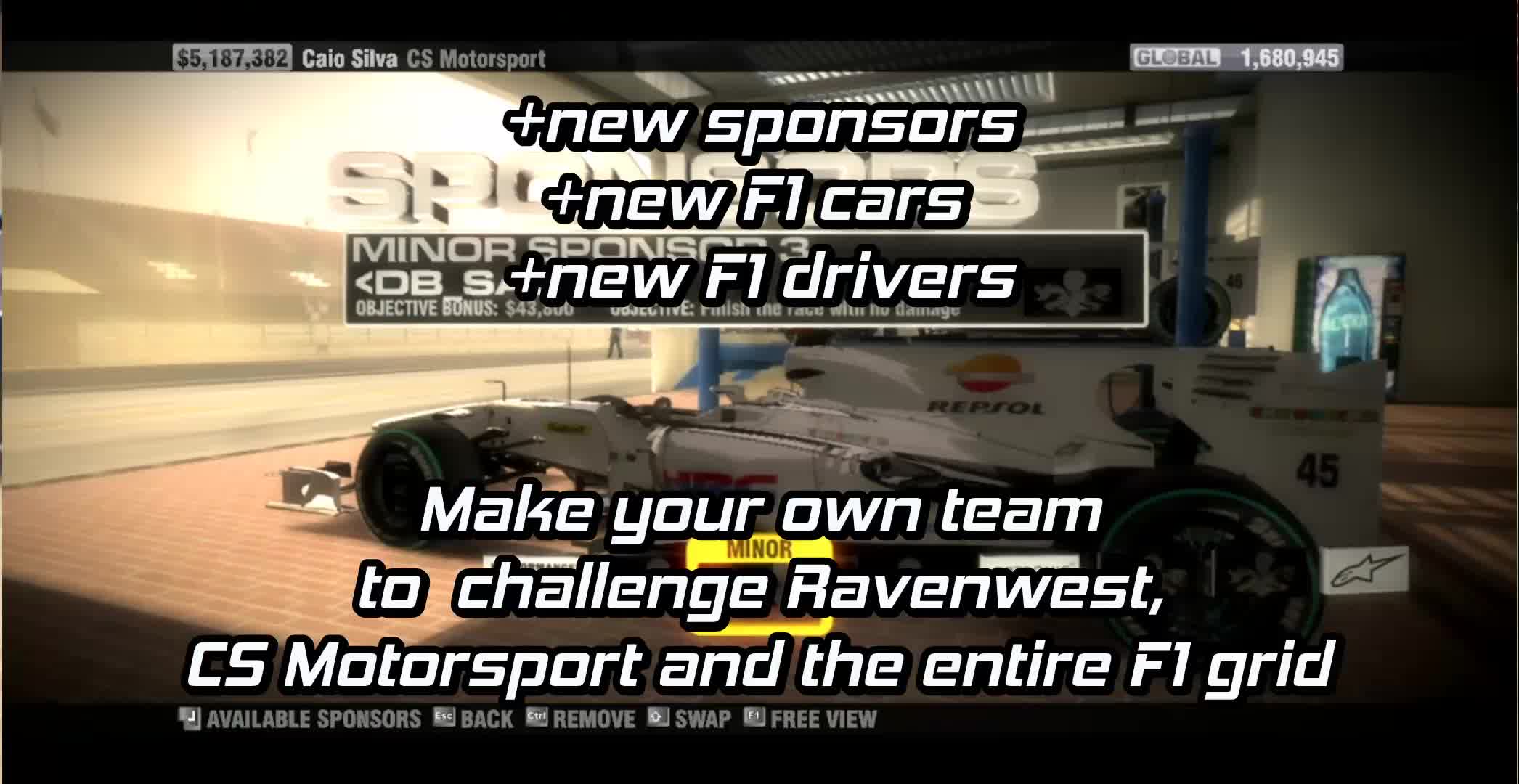 Race Driver Grid: F1 Legends Mod video - ModDB