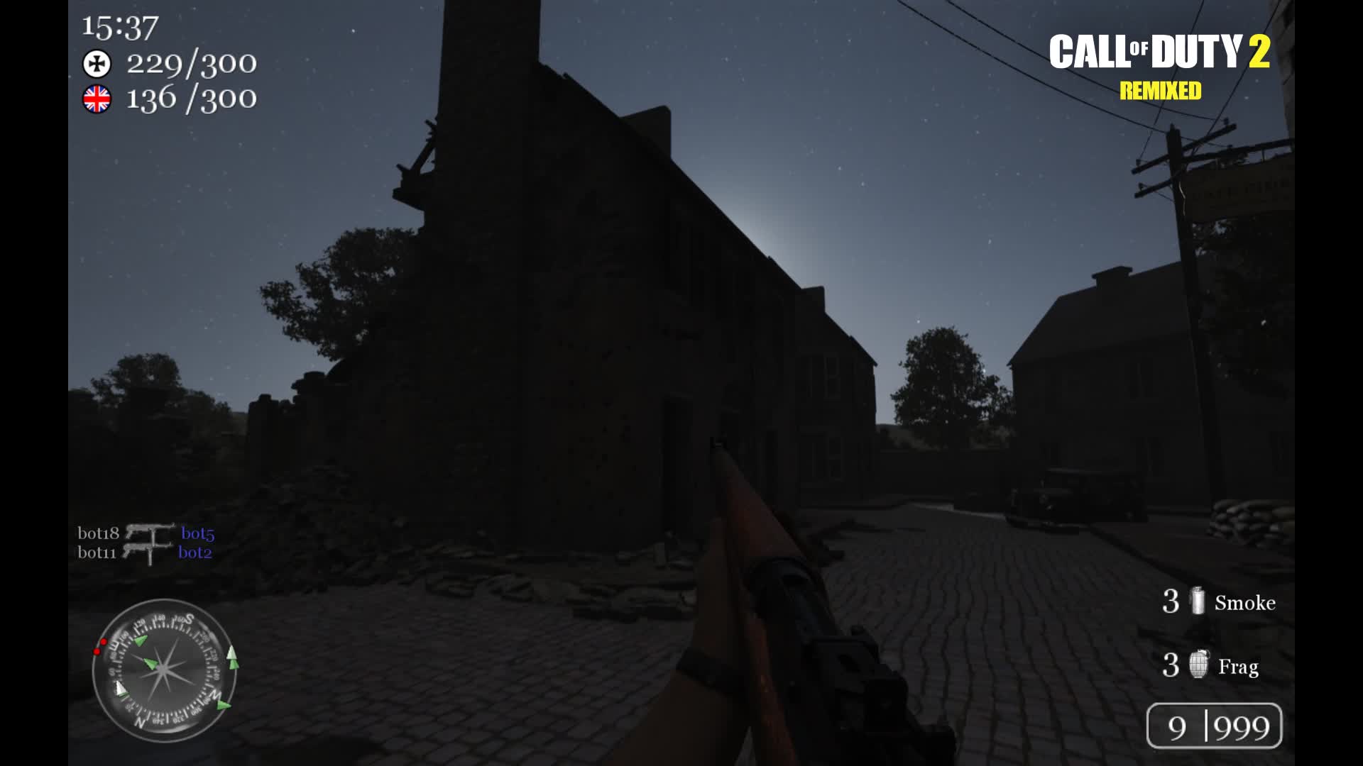 Call of Duty 2 RTX Remix of Carentan Showcase video - ModDB