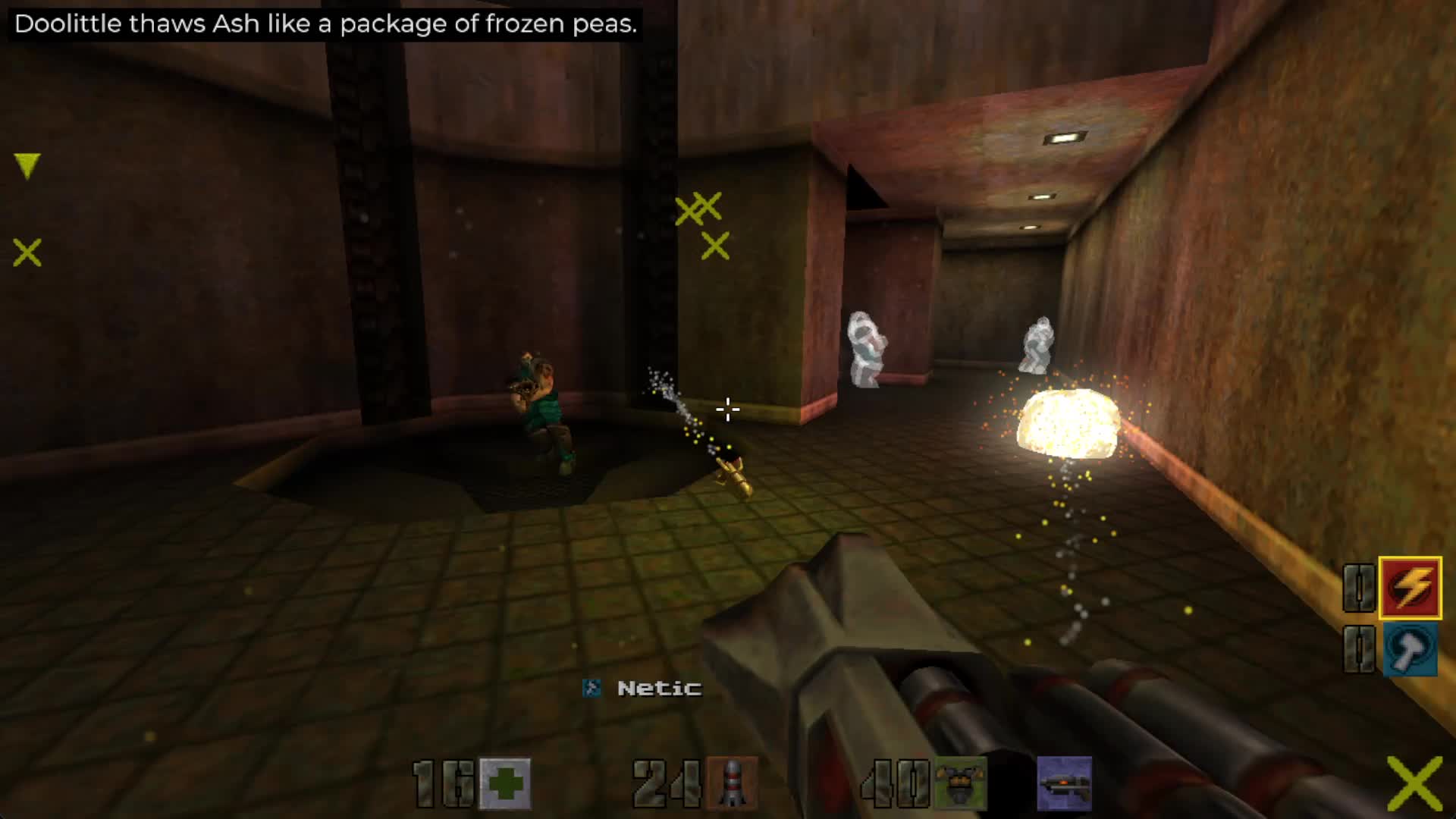 Bot fight video - Freeze Tag mod for Quake II Rerelease - ModDB
