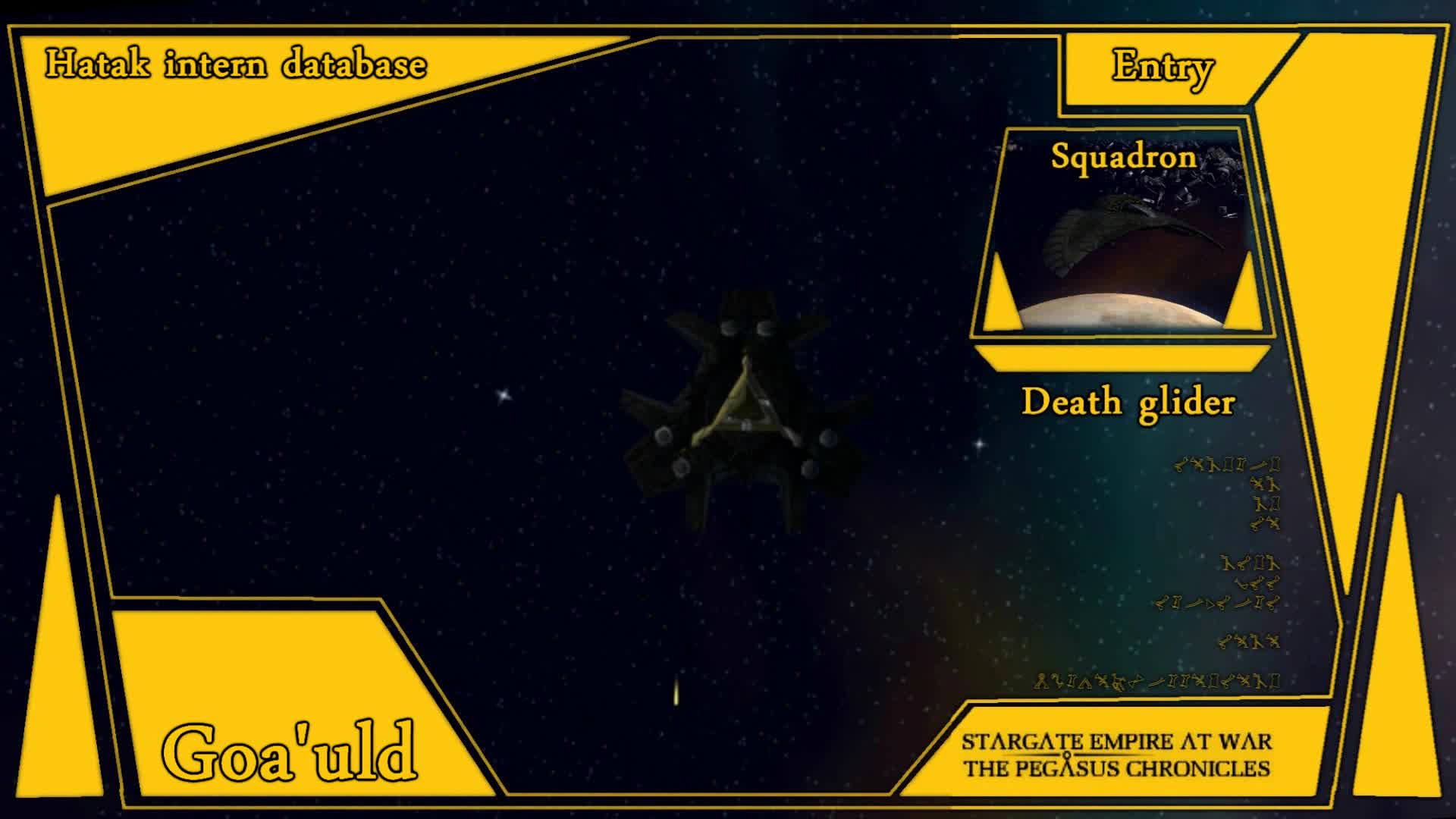 New Hatak - Unit Profile video - Stargate - Empire at War: Pegasus ...