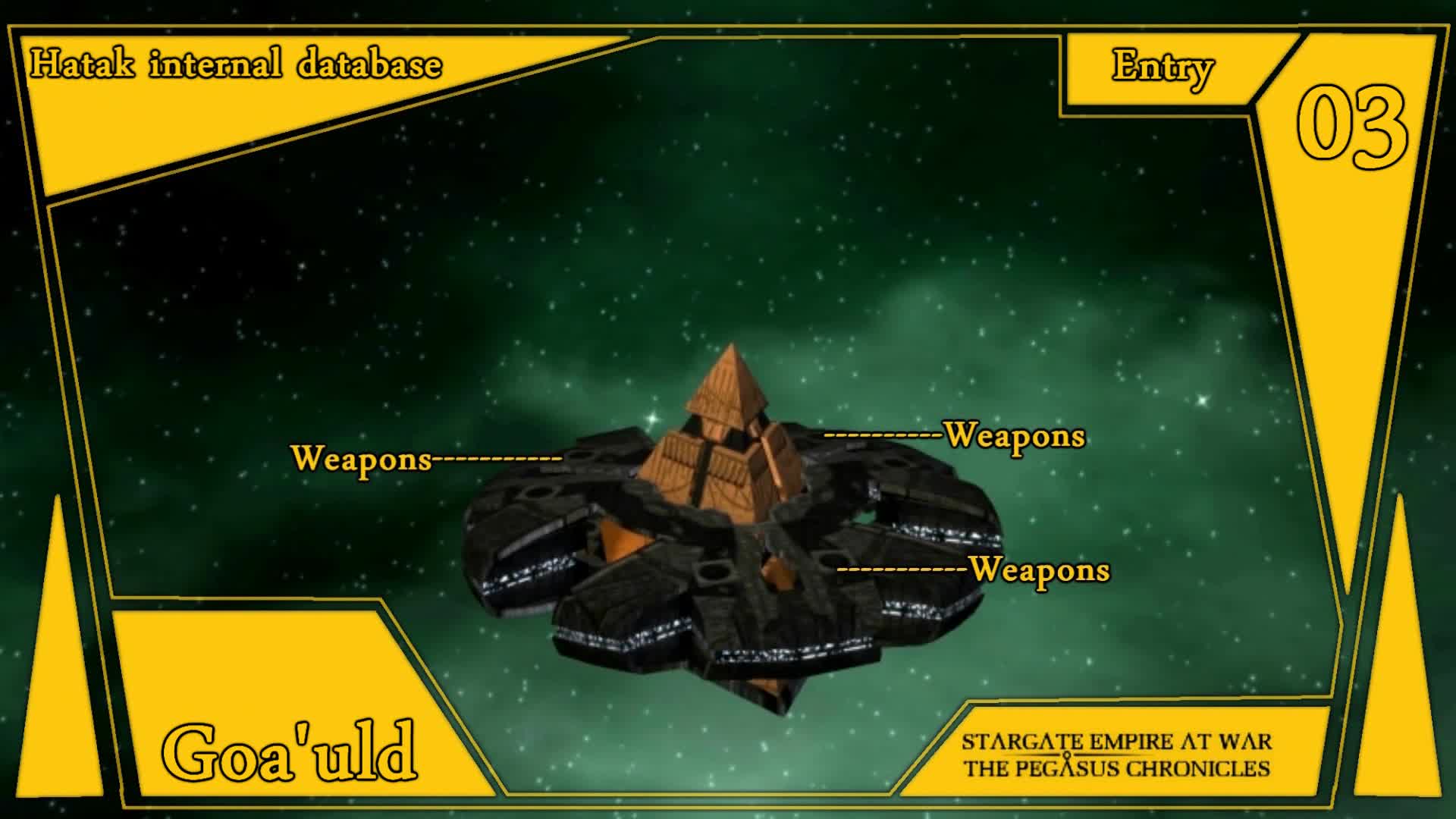 Unit Profile - Old Hatak video - Stargate - Empire at War: Pegasus ...